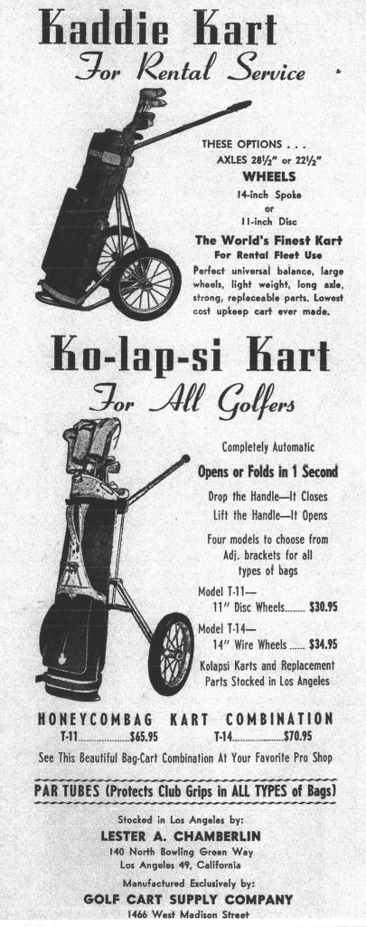 History of Golf Pull Cart